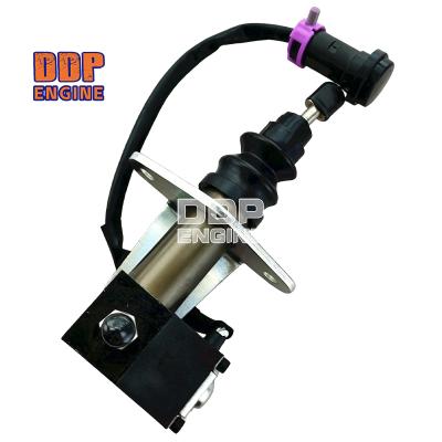 China 4935573 11V5C-15511 Fuel Shut Off Stop Solenoid Valve For 4B3.9 B5.9 6B5.9 B4.5 ISB 6.7 B129B QSB for sale