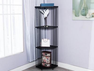 China Multi Function Shop Display Shelving Bag Display Rack 4 Layers Customized Logo for sale