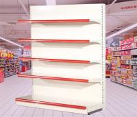 China Single Sided MDF Grocery Display Shelves Environmental 900*660*1350mm for sale
