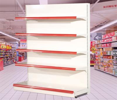 China Single Sided MDF Grocery Display Shelves Environmental 900*660*1350mm for sale