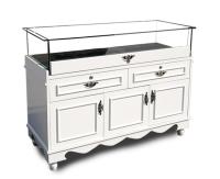 China Retail Jewelry Display Cases Jewelry Store Showcases With Lights Europe Style for sale