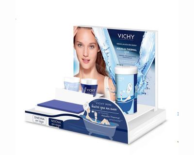 China Custom Cosmetic Displays Shelves Makeup Display Stand For Eyelash Recyclable for sale
