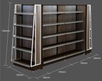 China Cold Rolled Steel Convenience Store Shelving / Adjustable Supermarket Gondola Shelving for sale