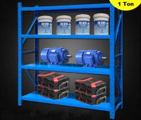 China Medium Duty Warehouse Metal Storage Racks For Hardware 2000*600*2000mm for sale