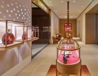 China ISO2015 Jewelry Store Showcases Wall Hung Type 3C Tempered Glass for sale