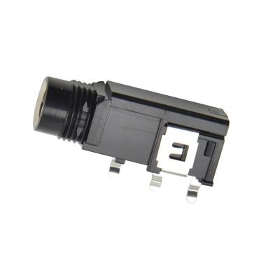 China 3 pin Small Electrical Connectors 6.35mm Mono Headphone Jack For Amplifier In for sale