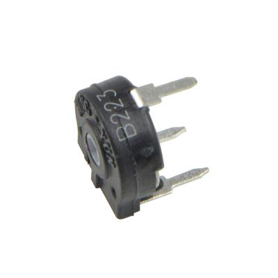 China Horizontal Mounted Carbon Composition Potentiometer 10mm With Vertical Adjust for sale