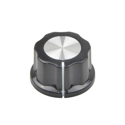 China Professional Rotary Potentiometer Knobs 6mm Φ27*16mm Size For Round Ribbed Shaft for sale