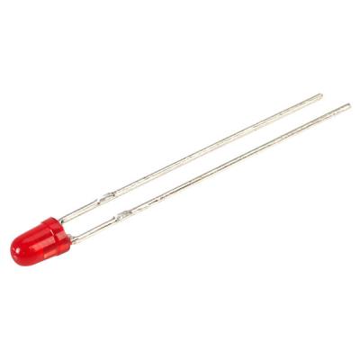 China Round Type Passive Electronic Components Diffused LED Through Hole 620-630nm for sale