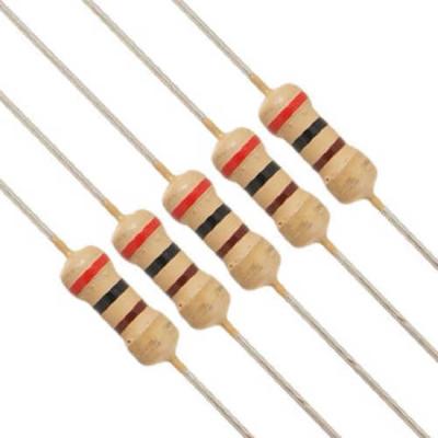 China Axial Through Hole Carbon Film Resistor Coated With Flame Retardant for sale