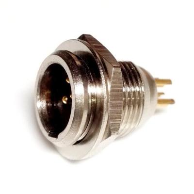 China 3Pin 250VAC Small Electrical Connectors 3-7 Pole For Microphone Chassis for sale