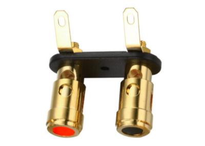 China Dual Gold Plated Binding Post Terminal Red And Black For Speaker Box for sale