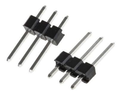 China Straight Pin Header Small Electrical Connectors 1*1-1*40 Pin Single Row for sale