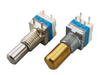 China 360° Total Rotational Angle Incremental Encoder With Push Switch For Audio Equipment for sale