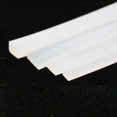 China Food Grade Heat Resistant Silicone Rubber Transparent 8.5Mpa Tensile Strength for sale