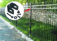 China Wrought iron fence for sale