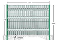 China Double wire fence for sale