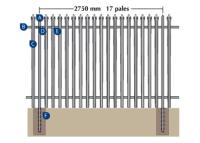 China Palisade Fence for sale