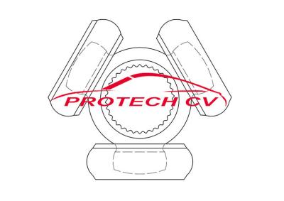 China 20Cr Steel CV Joint Tripod  Heavy Duty AAR CV Joint Inner Tripod for sale