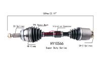 China HY10566 CV Axle Assembly Heavy Duty Clamp TPEE Boot  Cold Forging Grinding Process Technology EXTREME Weather Unit for sale