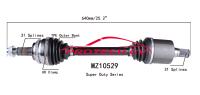 China MZ10529 CV Axle Assembly Heavy Duty Clamp TPEE Boot  Cold Forging Grinding Process Technology EXTREME Weather Unit for sale
