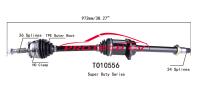 China TO10556 CV Axle Assembly Heavy Duty Clamp TPEE Boot  Cold Forging Grinding Process Technology EXTREME Weather Unit for sale