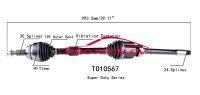 China TO10567 CV Axle Assembly Heavy Duty Clamp TPEE Boot  Cold Forging Grinding Process Technology EXTREME Weather Unit for sale