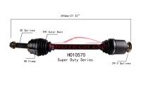 China Acura MDX CV Axle Assembly HO10570 20CrMnTi Steel Heavy Duty Clamp TPEE Boot for sale