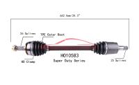 China Ho10583 CV Axle Assembly Heavy Duty Clamp TPEE Boot  Extreme Weather Unit for sale
