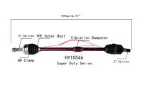 China L4 Right Front Axle Shaft HY10546 2.0L Cv Joints For Hyundai Elantra TPEE Boot for sale