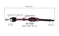 China Nissan Versa CV Axle Joint Axle Shaft Assembly TPEE Boot Cold Forging Grinding for sale
