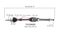 China Toyota RAV4 Cv Axle Left And Right Cv Complete Assembly  Cold Forging Grinding for sale