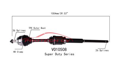 China VO10508 Volvo XC70 Right Front Drive Shaft Axle Shaft Assembly EXTREME Weather Unit for sale