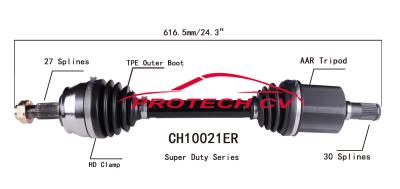 China CH10021ER Jeep Cherokee Right Front Axle Shaft Cv Axle  Cold Forging Grinding Process for sale