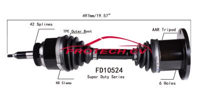 China Ford Expedition CV Front Axle Assembly Replacement  OE Steel Front Right Cv Joint for sale