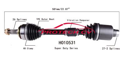 China HO10531 Inner Cv Joint Assembly Acura ILX TPEE Boot Cv Axle Left And Right for sale