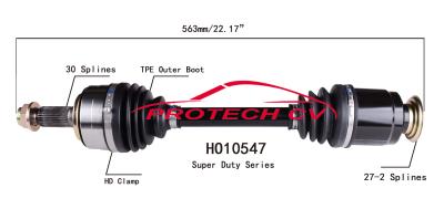 China Cold Forging Grinding Cv Shaft Assembly Honda CRV Front Right Axle Shaft for sale