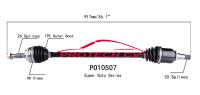 China PO10507 Front Drive Axle Assembly TPEE Boot Pontiac CV Axle Assembly for sale