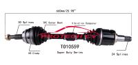China TO10559 CV Axle Assembly Heavy Duty Clamp TPEE Boot  Cold Forging Grinding Process Technology EXTREME Weather Unit for sale