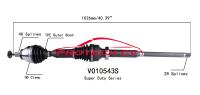 China VO10543S AWD Front Axle Shaft Replacement Volvo XC60 Cv Axle Assy for sale