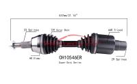 China Dakota Front Axle Shaft Replacement Cv Joint Heavy Duty TPEE Boot for sale