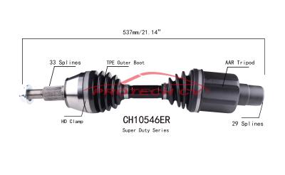 China Dakota Front Axle Shaft Replacement Cv Joint Heavy Duty TPEE Boot for sale
