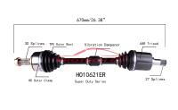 China HO10621ER CV Axle Assembly Heavy Duty Clamp TPEE Boot  Cold Forging Grinding Process Technology EXTREME Weather Unit for sale