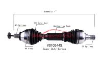China VO10544S  Volvo 60 CV Drive Shaft Volvo Xc70 Drive Shaft for sale