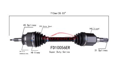 China Ford 6210cc SVT Raptor Cv Boot Assembly Front Left Drive Shaft Assembly for sale