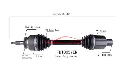 China FD10057ER CV Drive Shaft 2010-2014 Ford TPEE Boot Cv Joint Driveshaft for sale