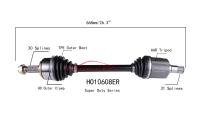 China Acura RDX CV Drive Shaft TPEE Boot Drive Shaft Joint For 2015-2017 Honda Accord for sale