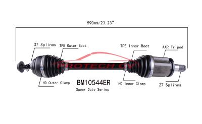 China BMW X3 AWD Front Axle Assembly Replacement TPEE Boot Front Left Cv Axle for sale