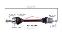 China Acura TLX CV Axle Shaft Assembly Heavy Duty Clamp TPEE Boot 2356cc Left Cv Axle for sale
