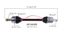 China Honda Crosstour Front Left CV Axle Shaft Assembly 3.5L Axle Shaft Assembly for sale